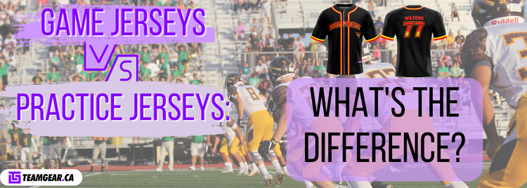 Game Jerseys vs. Practice Jerseys: What's the Difference? – Team Gear ...